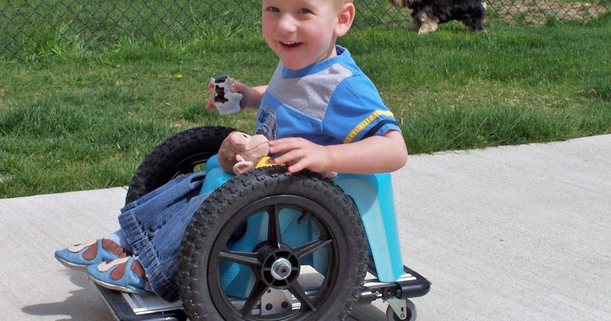 Een kind met een handicap