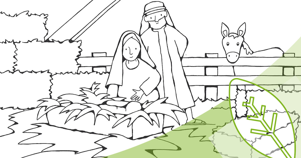 Knutselwerkje - In de stal van Bethlehem