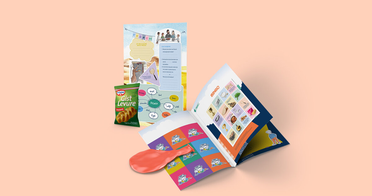 Kinderprogramma en doeboek Pesach