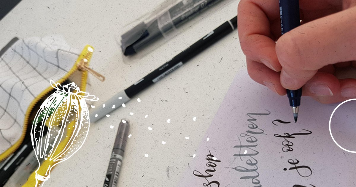 Werkvorm - handletteren